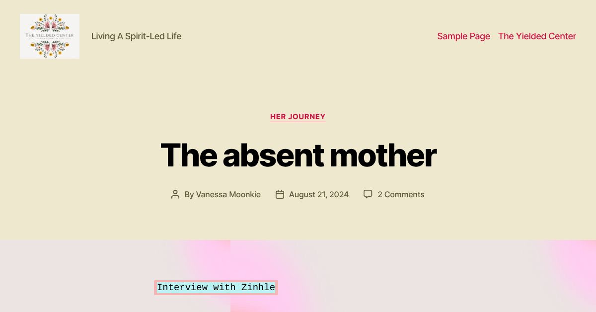 The absent mother – yielded